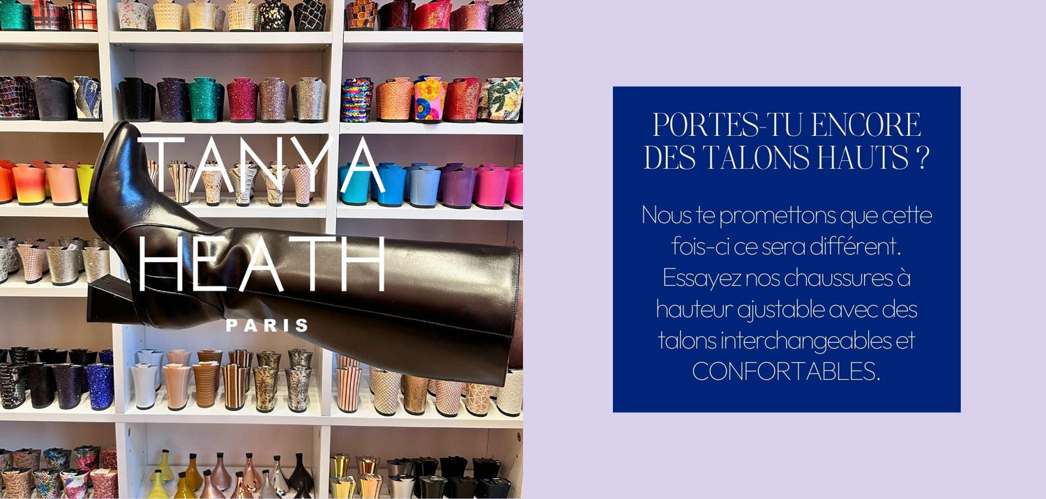 Ajustable shoes | removable heels | interchangeable heels – Tanya Heath ...